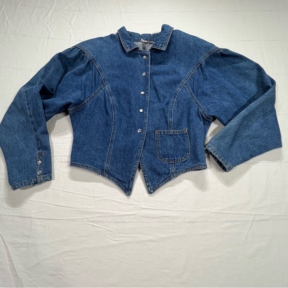 Teen Club | Jackets & Coats | Vintage Teen Club Blue Denim Long Sleeve ...